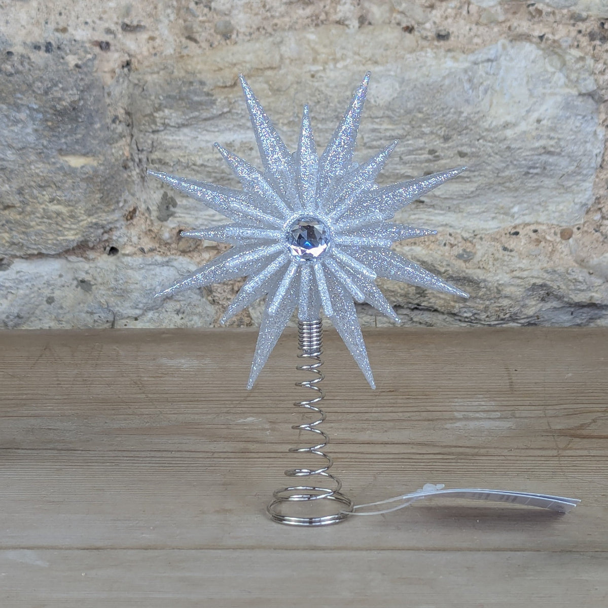 Silver Starburst Tree Topper – Stagsden Christmas Trees