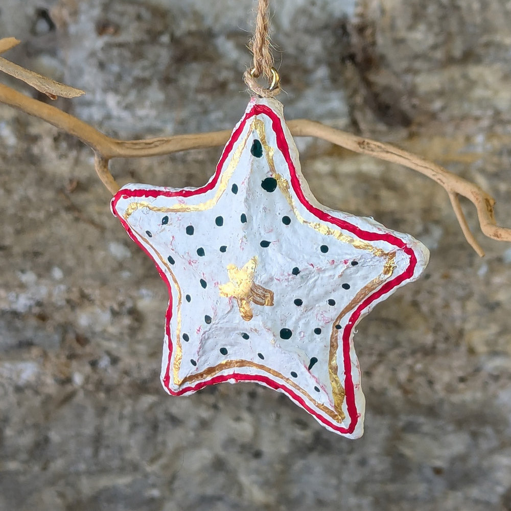Papier Mache Star – Stagsden Christmas Trees